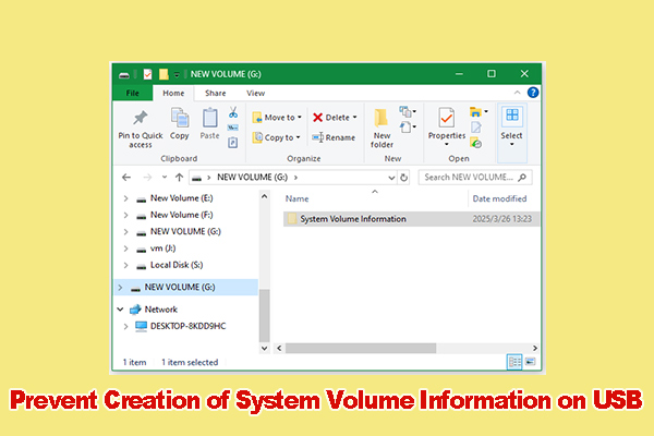 Pro Guide: Prevent Creation of System Volume Information on USB