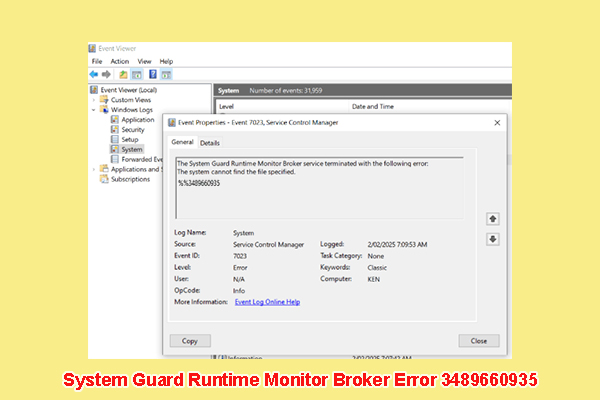 Pro Fix: System Guard Runtime Monitor Broker Error 3489660935