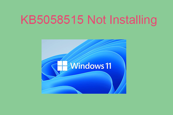 Best Fixes for KB5058515 Not Installing on Windows 11