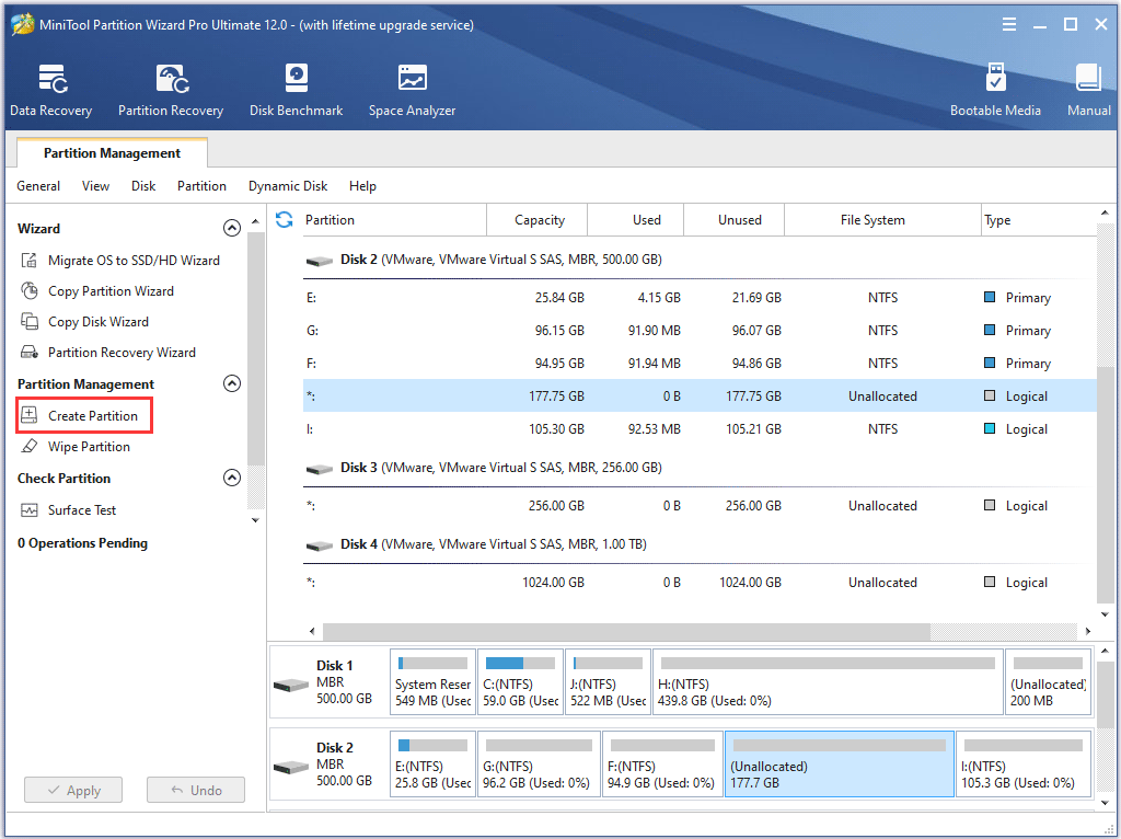 Cant Create Partition With Windows 8 Snap In Disk Management Minitool Partition Wizard