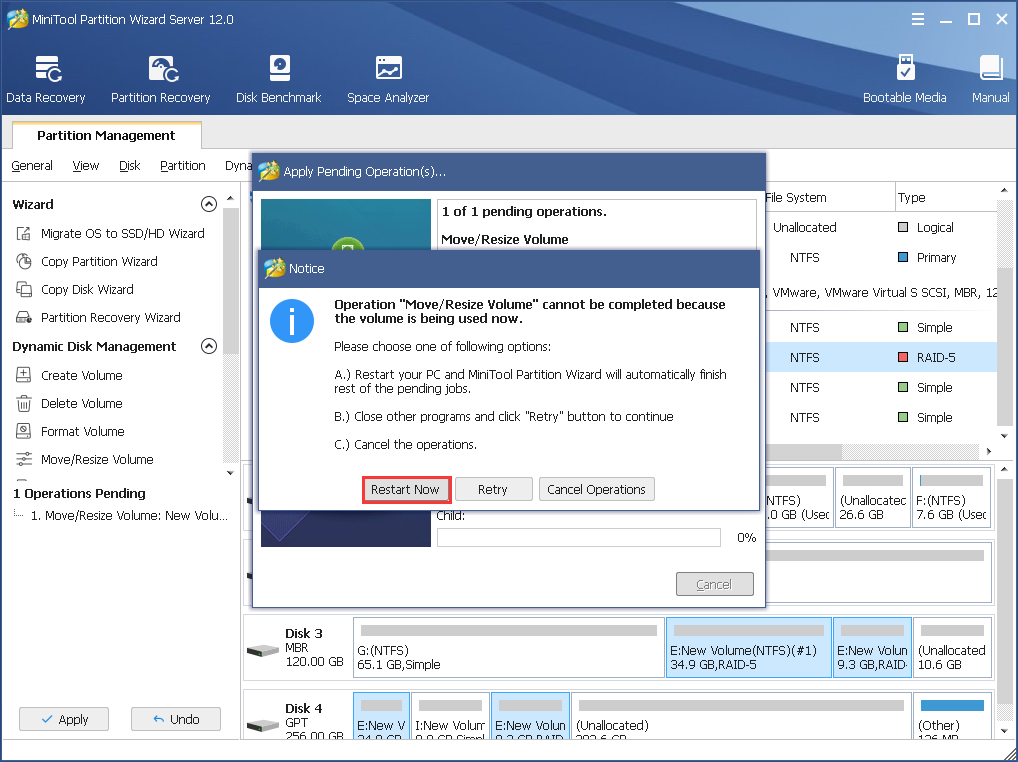 The Best Way to Partition RAID 5 without Losing Data - MiniTool Partition Wizard