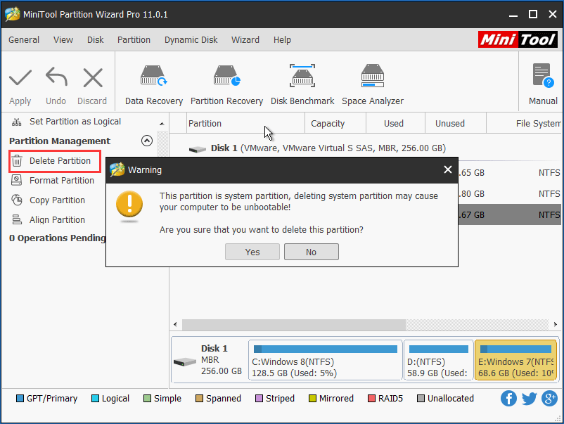 Fixed Cannot Delete The Active System Partition On This Disk 6182