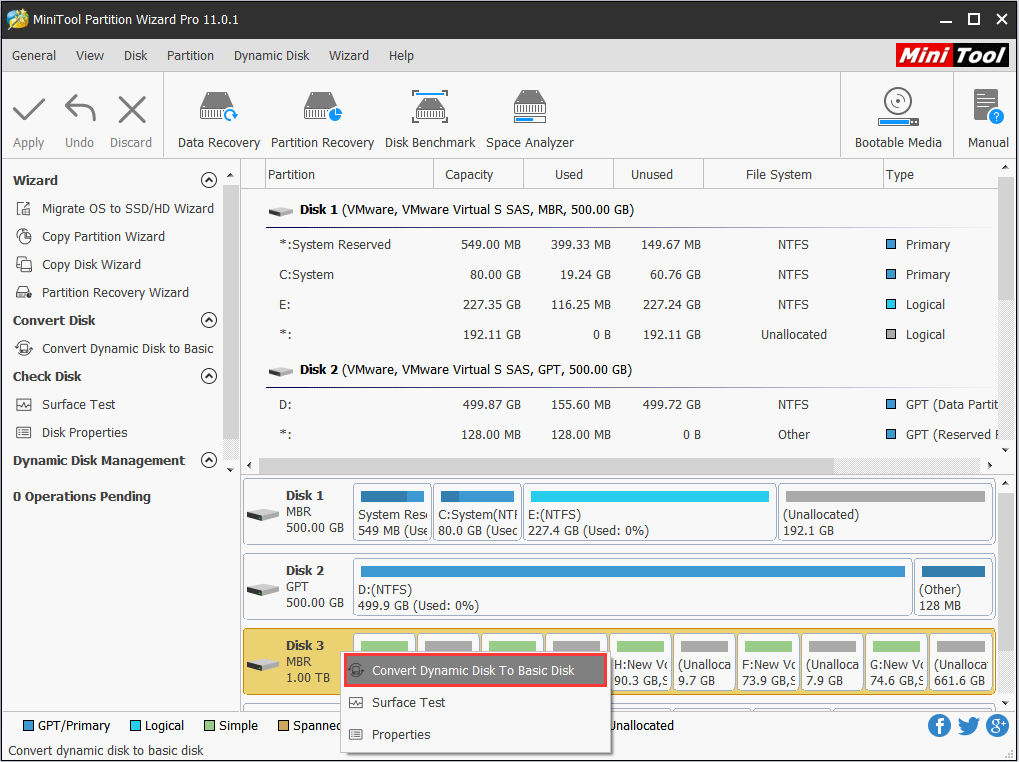 How to Fix: Windows 7 Home Premium Does Not Support Dynamic Disk - MiniTool Partition Wizard