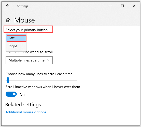 Mouse Left Click Not Working Windows 10 – Here Are Solutions - MiniTool ... Mouse Left Click Not Working Windows 10 – Here Are Solutions - MiniTool ...