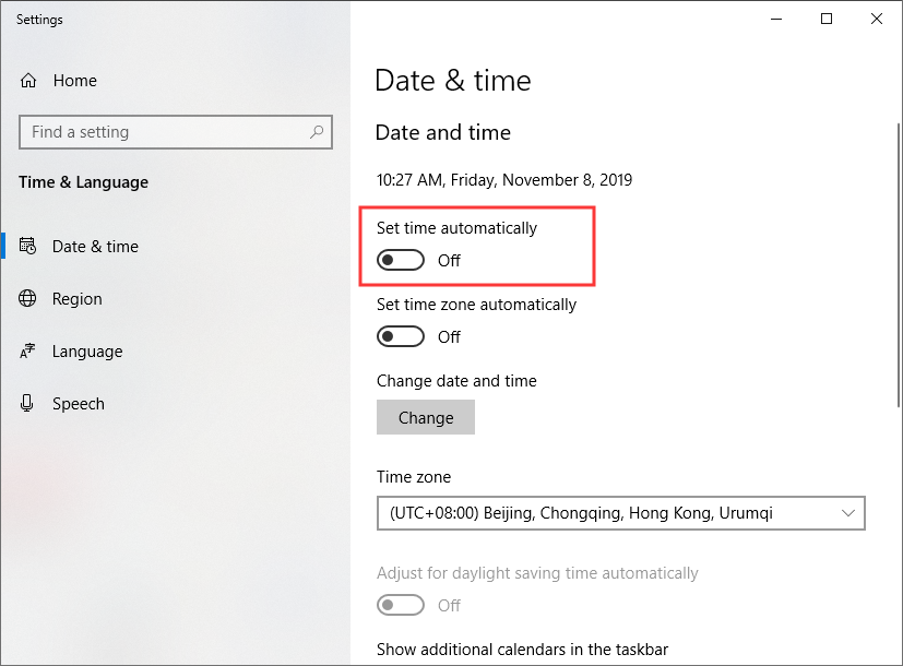 How To Change Date And Time On Windows 10 3 Ways MiniTool Partition 