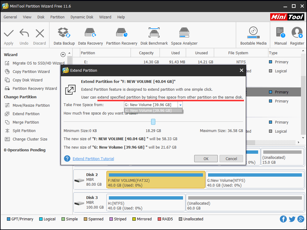 Resize Windows 7 Partition With Partition Magic Minitool Guide Minitool Partition Wizard