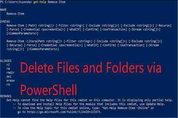 How PowerShell Delete File And Folder Here Are Steps