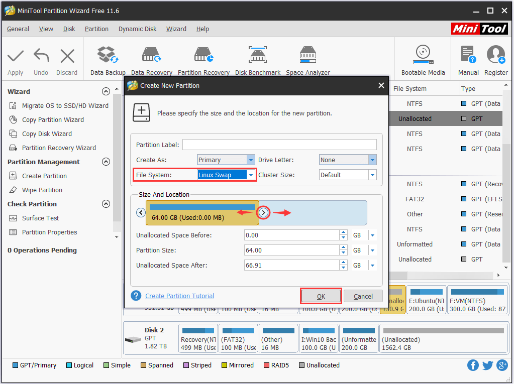 The Best Way To Free Create Swap Partition In Linux MiniTool
