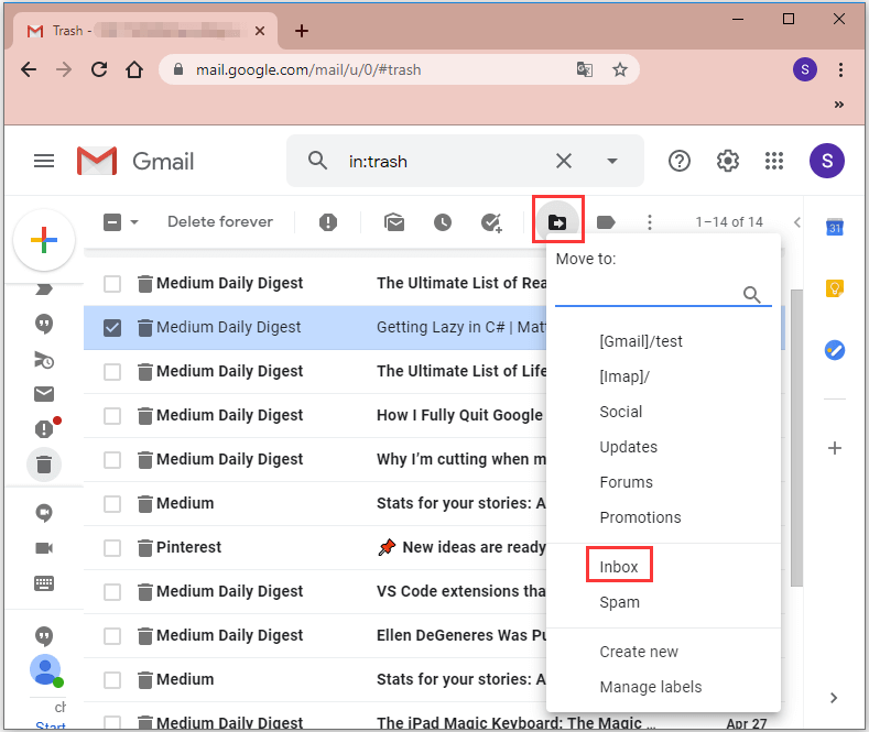 How To Empty Trash In Gmail And Delete Emails Permanently MiniTool 