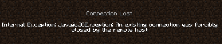 How to Fix: Minecraft An Existing Connection Was Forcibly Closed ... How to Fix: Minecraft An Existing Connection Was Forcibly Closed ...