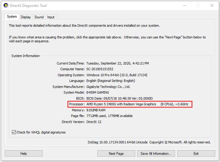 How To Check Cpu Speed In Windows 10 Top 5 Methods Minitool Partition Wizard