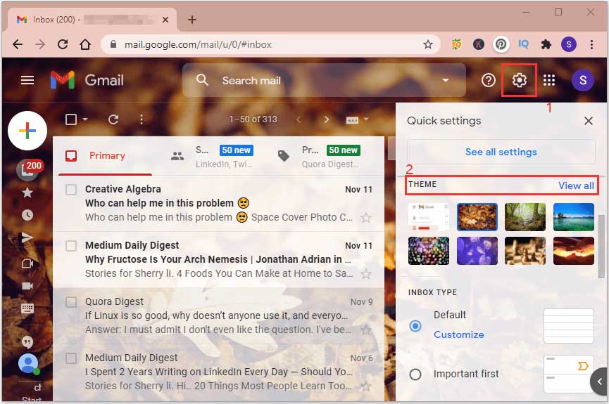 How To Enable Gmail Dark Theme Here Is The Tutorial Minitool