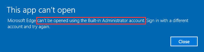Fixed This App Cannot Be Opened By The Built In Administrator Minitool Partition Wizard