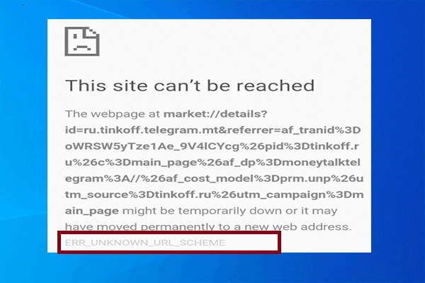 Top 4 Solutions to ERR_UNKNOWN_URL_SCHEME Error Top 4 Solutions to ERR_UNKNOWN_URL_SCHEME Error