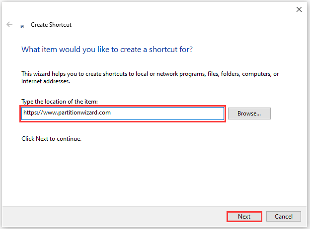 How to Create a Shortcut to a Website? Here Is the Tutorial - MiniTool Partition Wizard