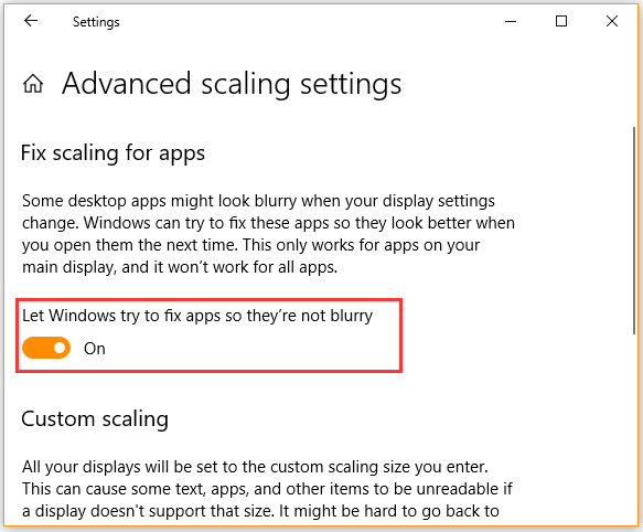 How to Fix Windows 10 Blurry Text? Here are 4 Solutions - MiniTool ... How to Fix Windows 10 Blurry Text? Here are 4 Solutions - MiniTool ...