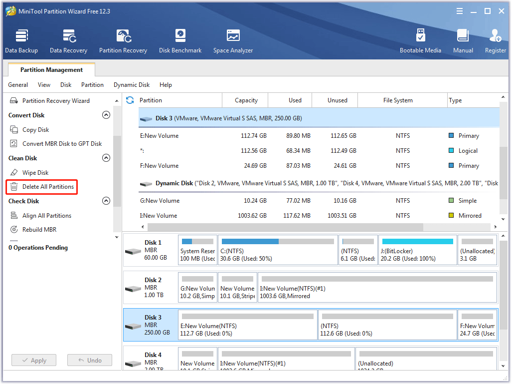 How to Unpartition a USB Drive Quickly and Safely? - MiniTool Partition Wizard