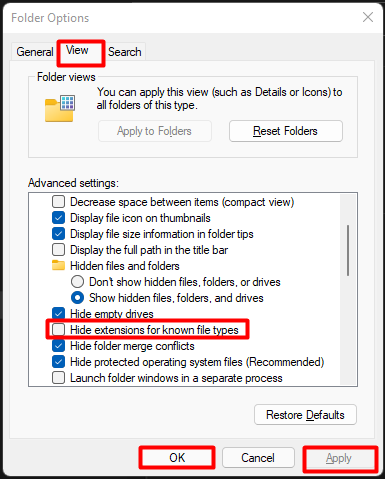 Show File Extensions Windows 11 via Various Sources - MiniTool ...
