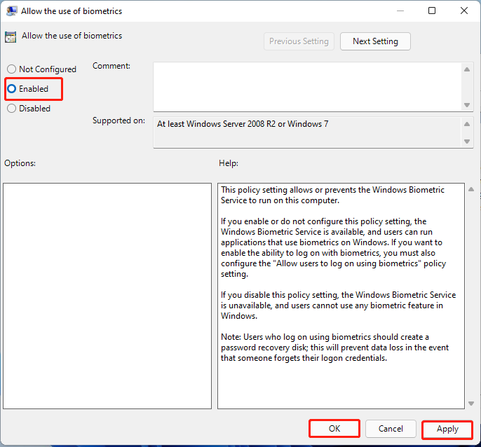 How To Fix Windows Hello Not Working On Windows 11 [3 Ways] Minitool
