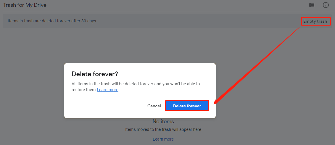How To Fix Deleted Files From Google Drive But Still Full MiniTool 