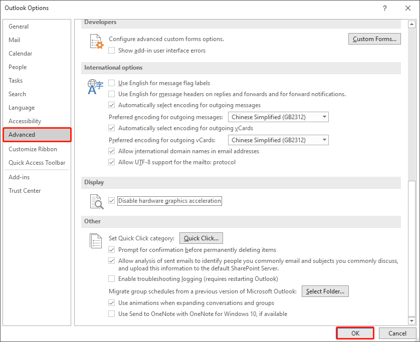 How To Fix Outlook Not Displaying Email Content 5 Fixes Shared Minitool Partition Wizard