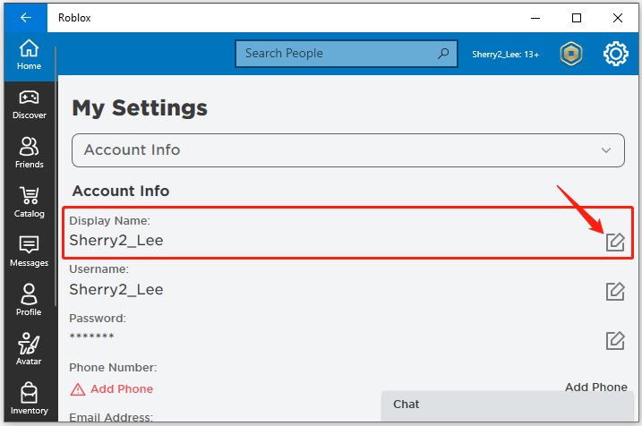 How To Change Display Name And Username On Roblox