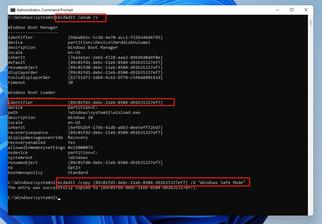 How To Add Safe Mode To Boot Menu In Windows 11 Minitool Partition Wizard