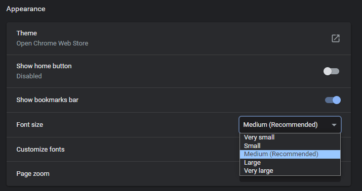 How To Change Font And Font Size In Google Chrome MiniTool Partition Wizard
