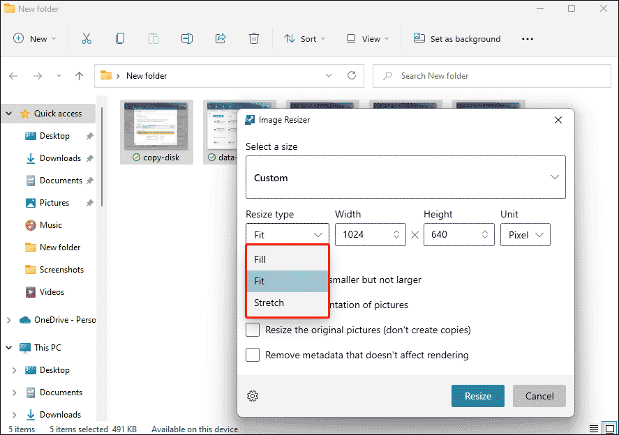How To Resize Multiple Images At Once In Windows 11 MiniTool Partition Wizard