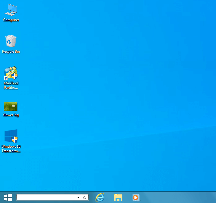 Computer Desktop Screen Windows 7