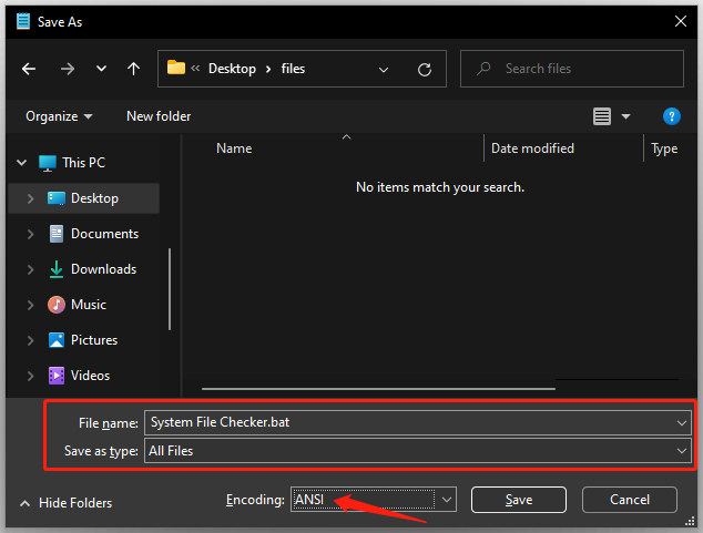 How To Add A System File Scan Desktop Shortcut On Windows 1110 Minitool Partition Wizard