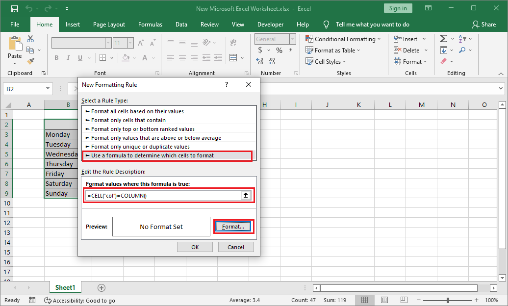 How To Highlight A Column In Excel Window 10 And 11 Guide Minitool Partition Wizard