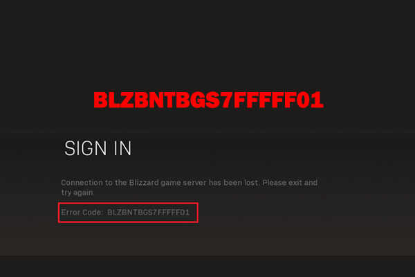 How to Fix Error Code: BLZBNTBGS7FFFFF01 in COD: MW Warzone?