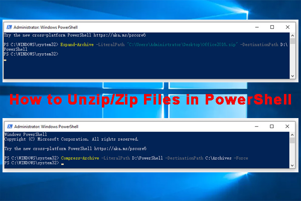 PowerShell Unzip/Zip: How to Unzip/Zip Files in PowerShell PowerShell Unzip/Zip: How to Unzip/Zip Files in PowerShell