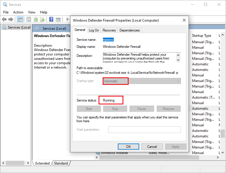 How to Repair the Windows Defender Error 0x80070422 - MiniTool ...