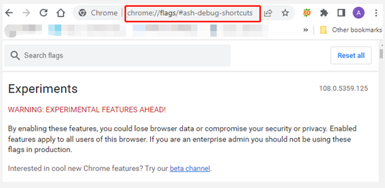 Chrome flags ash debug shortcuts What s It How Does It Work 