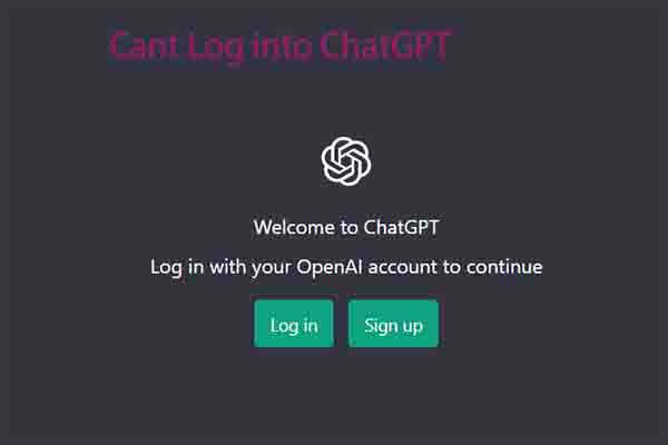 Cant Log Into Chatgpt Here Are Reasons And Solutions