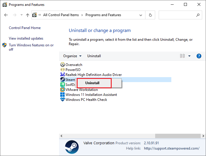 How To Repair Steam Error 26 On Windows 10 Full Guide MiniTool How To Repair Steam Error 26 On Windows 10 Full Guide MiniTool