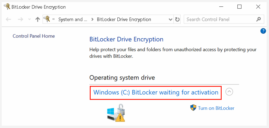 A Volume With Bitlocker Waiting For Activation Fixed Minitool Partition Wizard