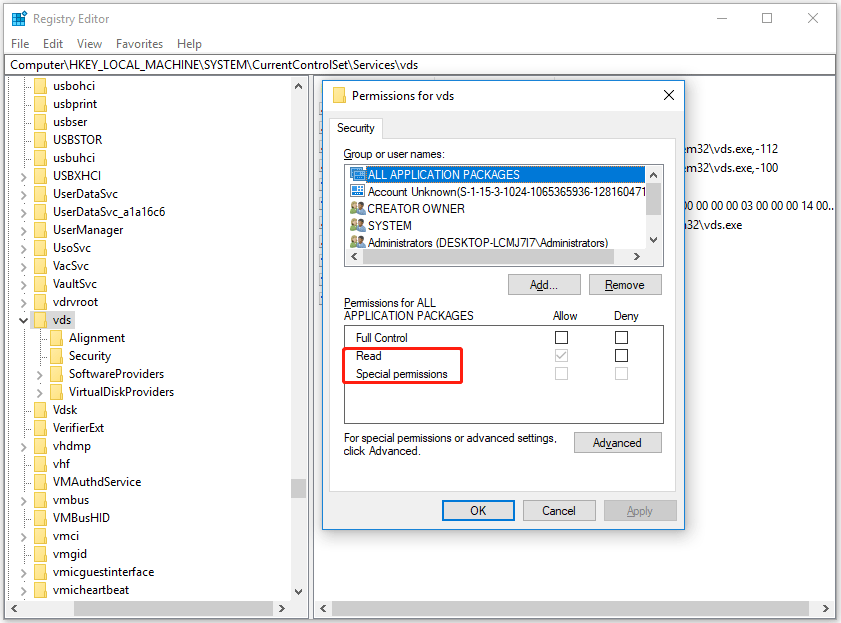 Fixed Virtual Disk Service Error Service Failed To Initialize Minitool Partition Wizard