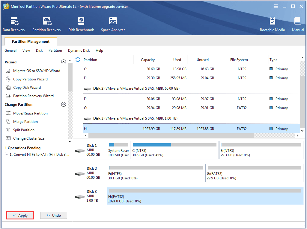How To Convert Ntfs To Fat Minitool Partition Wizard Tutorial