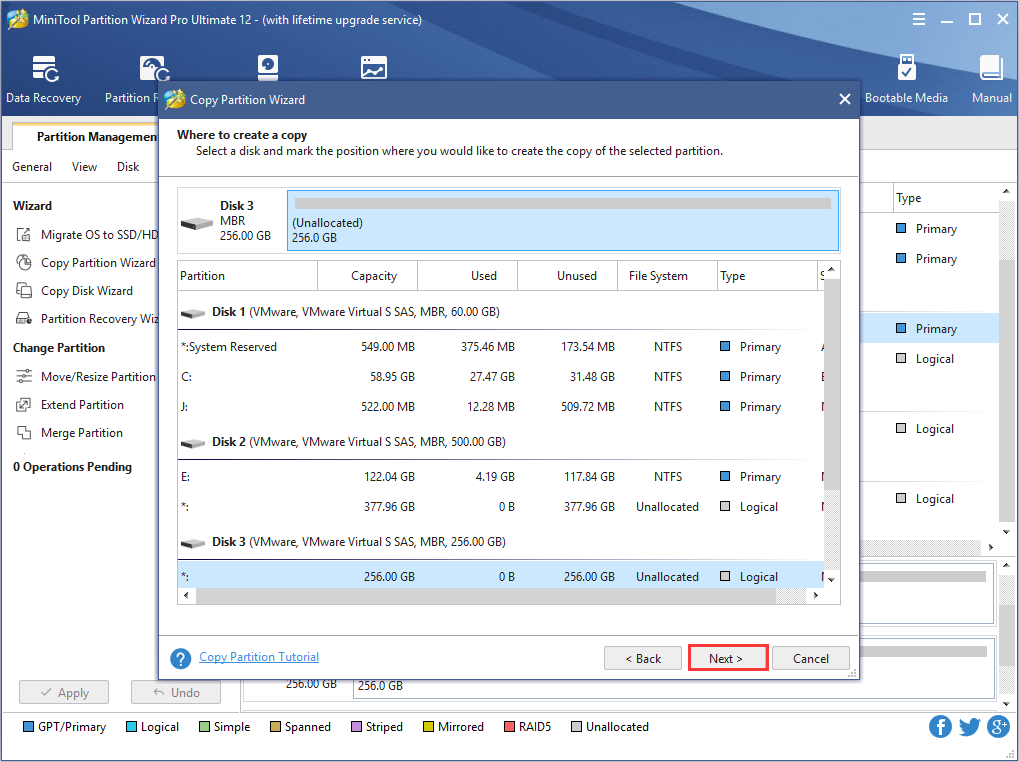 Copy Partition Wizard Minitool Partition Wizard Tutorial Minitool Partition Wizard