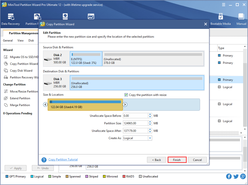 Copy Partition Wizard Minitool Partition Wizard Tutorial Minitool Partition Wizard