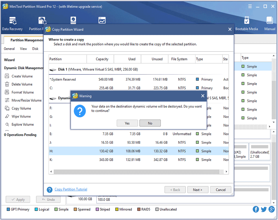How To Copy Volume Minitool Partition Wizard Tutorial Minitool Partition Wizard