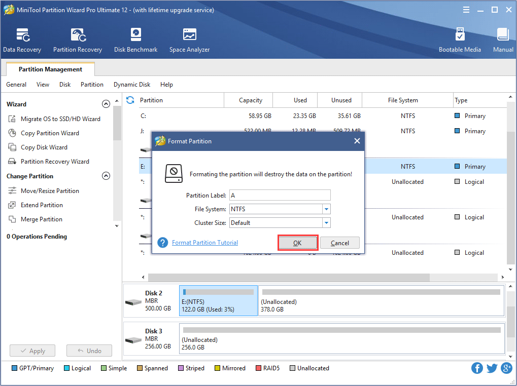 How To Format Partition Minitool Partition Wizard Tutorial Minitool Partition Wizard