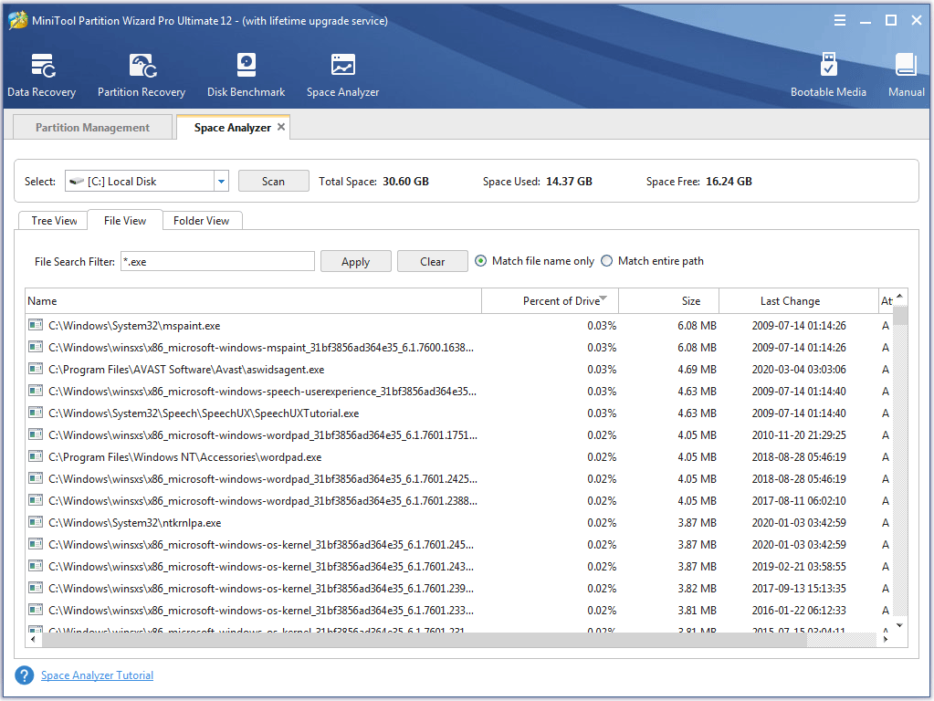 How to Use Space Analyzer - MiniTool Partition Wizard